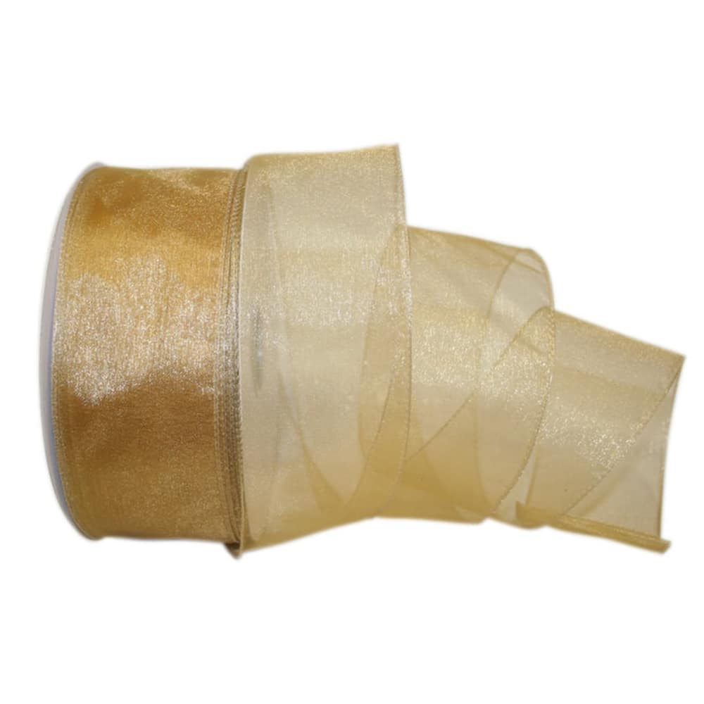 JAM Paper 2.5" Sheer Wired Ribbon | Michaels