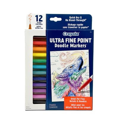 Crayola® Ultra Fine Point Doodle Markers, 12ct. | Michaels