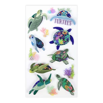 12 Pack: Save the Turtles Stickers by Recollections™ | Michaels