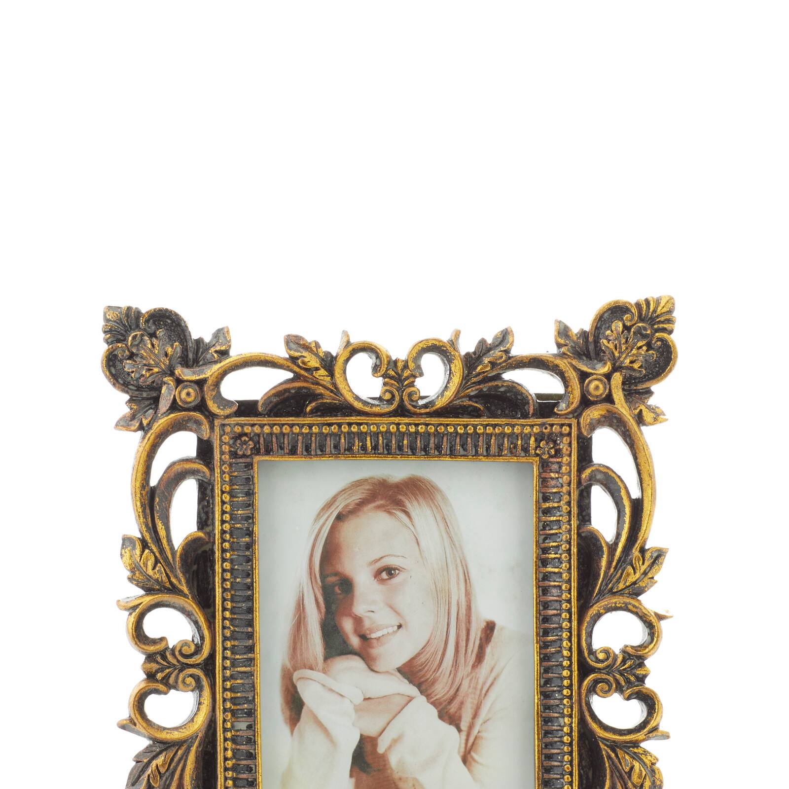 3 Pack Brass Polystone Traditional Photo Frames | Michaels