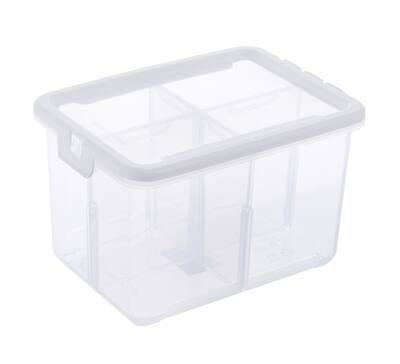 Ezy Storage Tall 4-Compartment Storage Box | Michaels
