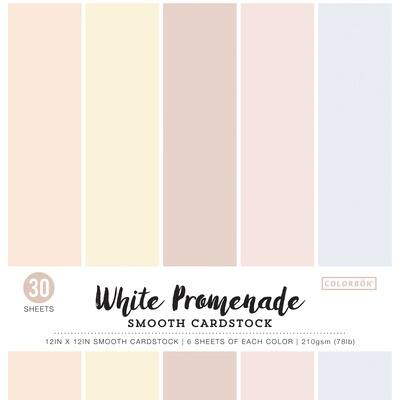 Colorbok® White Promenade Smooth Cardstock Paper Pad, 12" x 12" | Michaels
