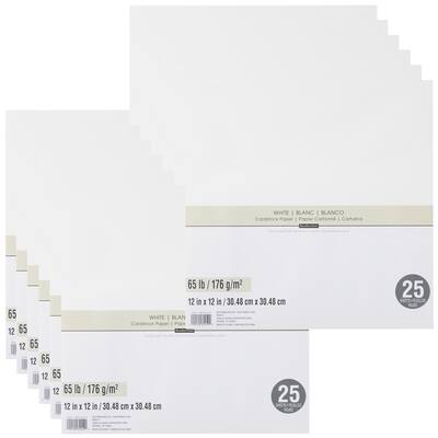 Buy in Bulk - 12 Packs: 25 ct. (300 total) 12" x 12" Cardstock Paper by ...