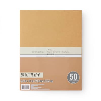 8.5" x 11" Cardstock Paper by Recollections™, 50 Sheets | Michaels