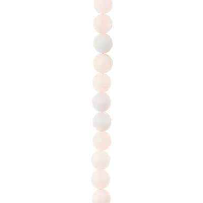 Pink Faceted Silverite Quartz Round Beads, 8mm by Bead Landing™ | Michaels
