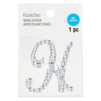Bling Alphabet Letter Sticker by Recollections™ | Michaels