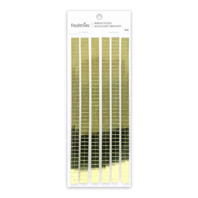 Gold Mirror Strip Stickers by Recollections™ | Michaels