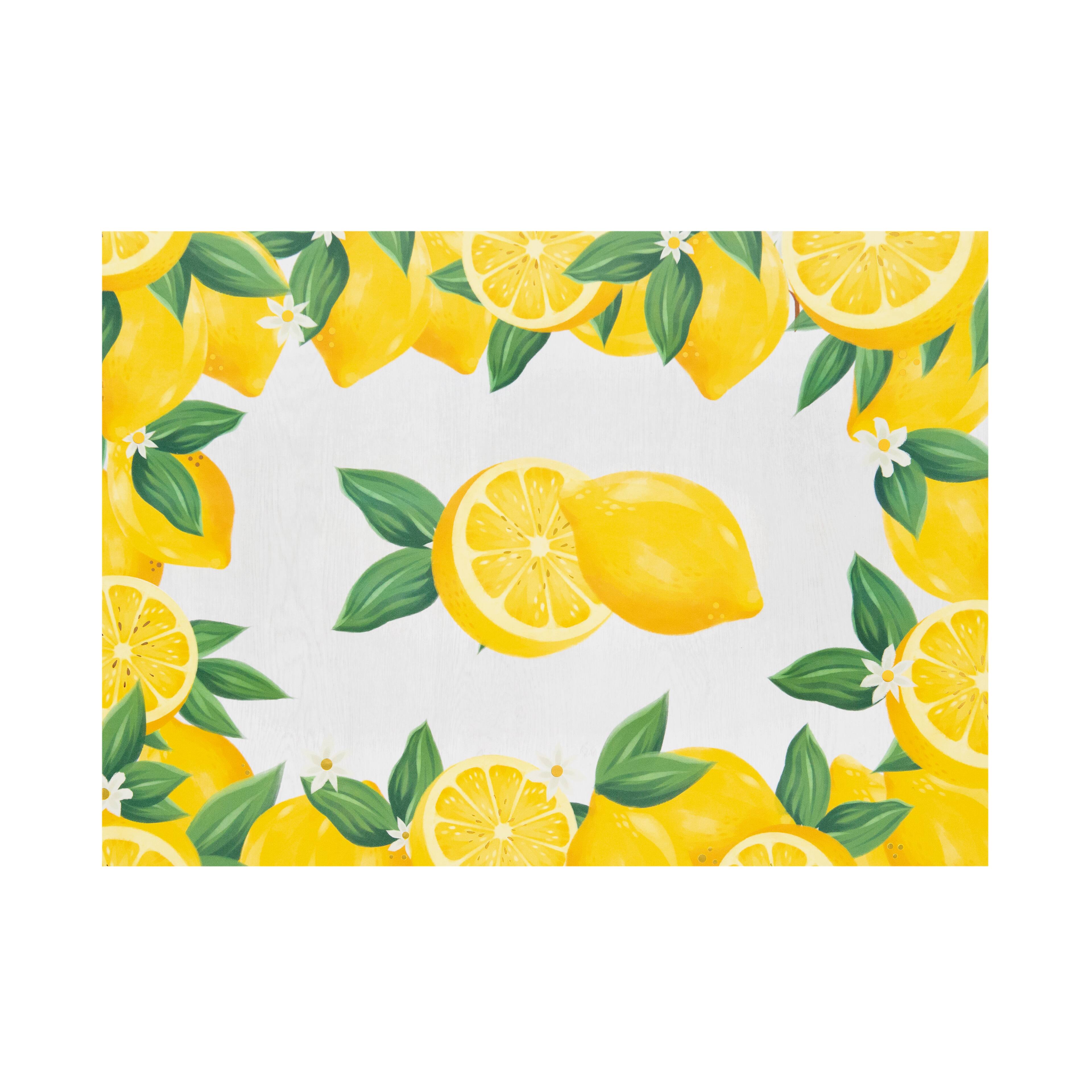 Small Lemon & Blue Gingham Decorative Box by Ashland® | Michaels