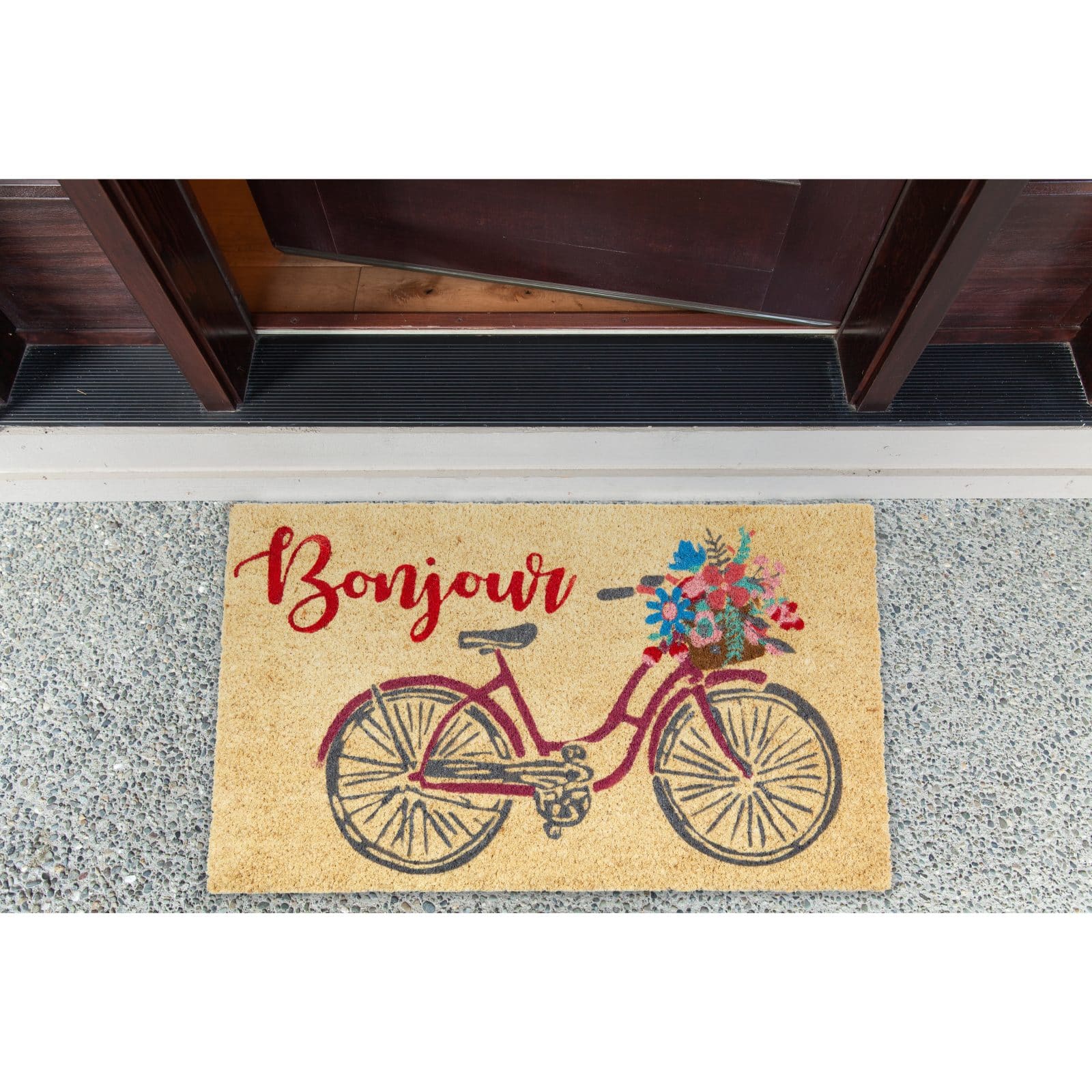 DII® Bonjour Bike Doormat | Michaels