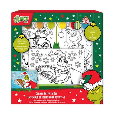 The Grinch™ Paint Your Own Canvas Activity Set | Michaels