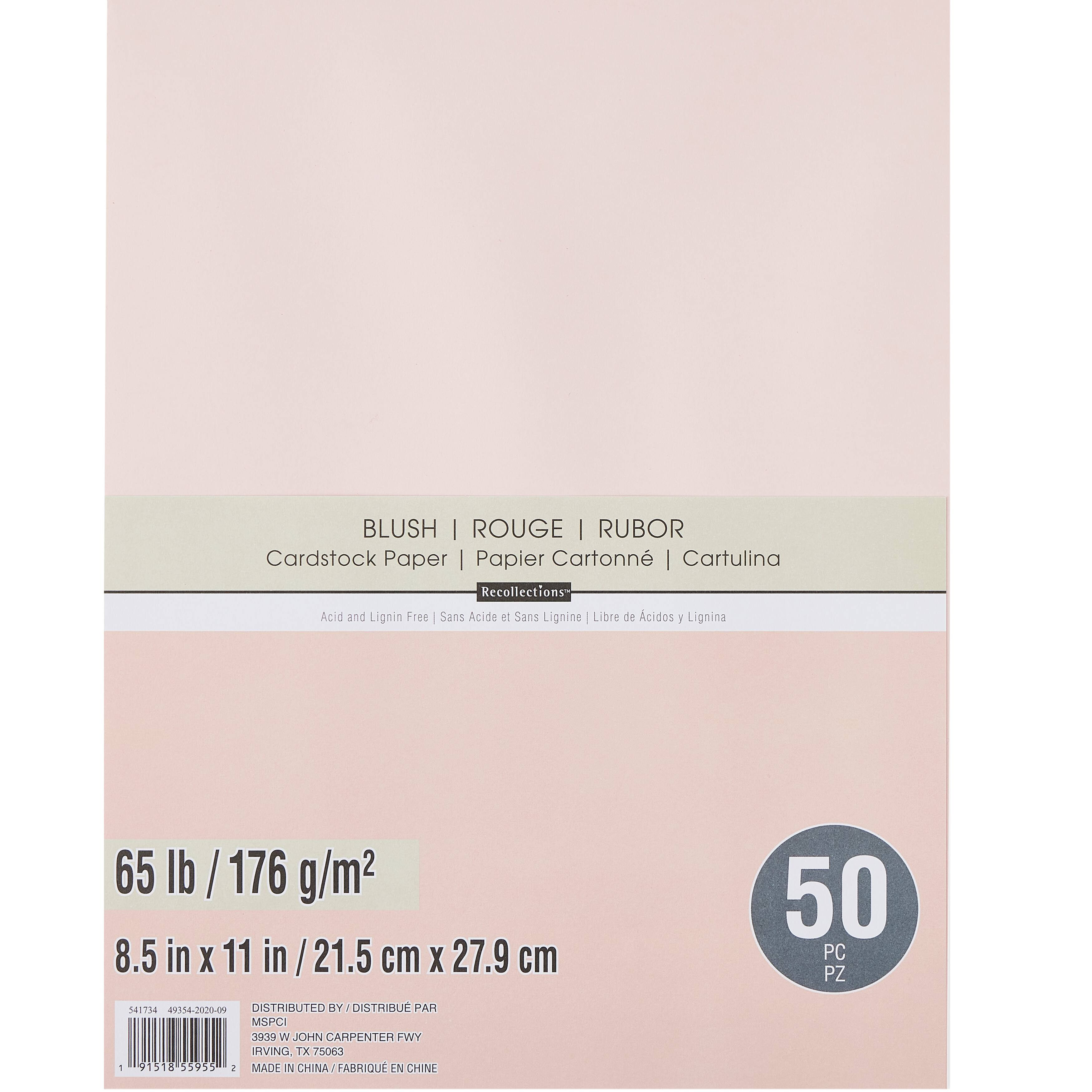 8.5" x 11" Cardstock Paper by Recollections™, 50 Sheets | Michaels