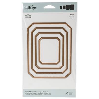 Spellbinders® Amazing Paper Grace Nestabilities Gilded Nested Rectangle ...