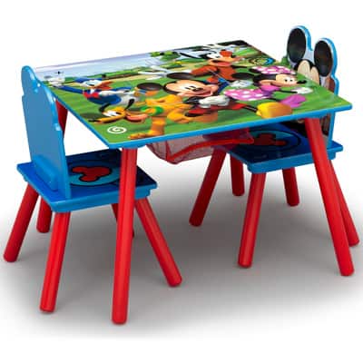 Disney® Mickey Mouse Kids Table & Chair Set with Storage | Michaels
