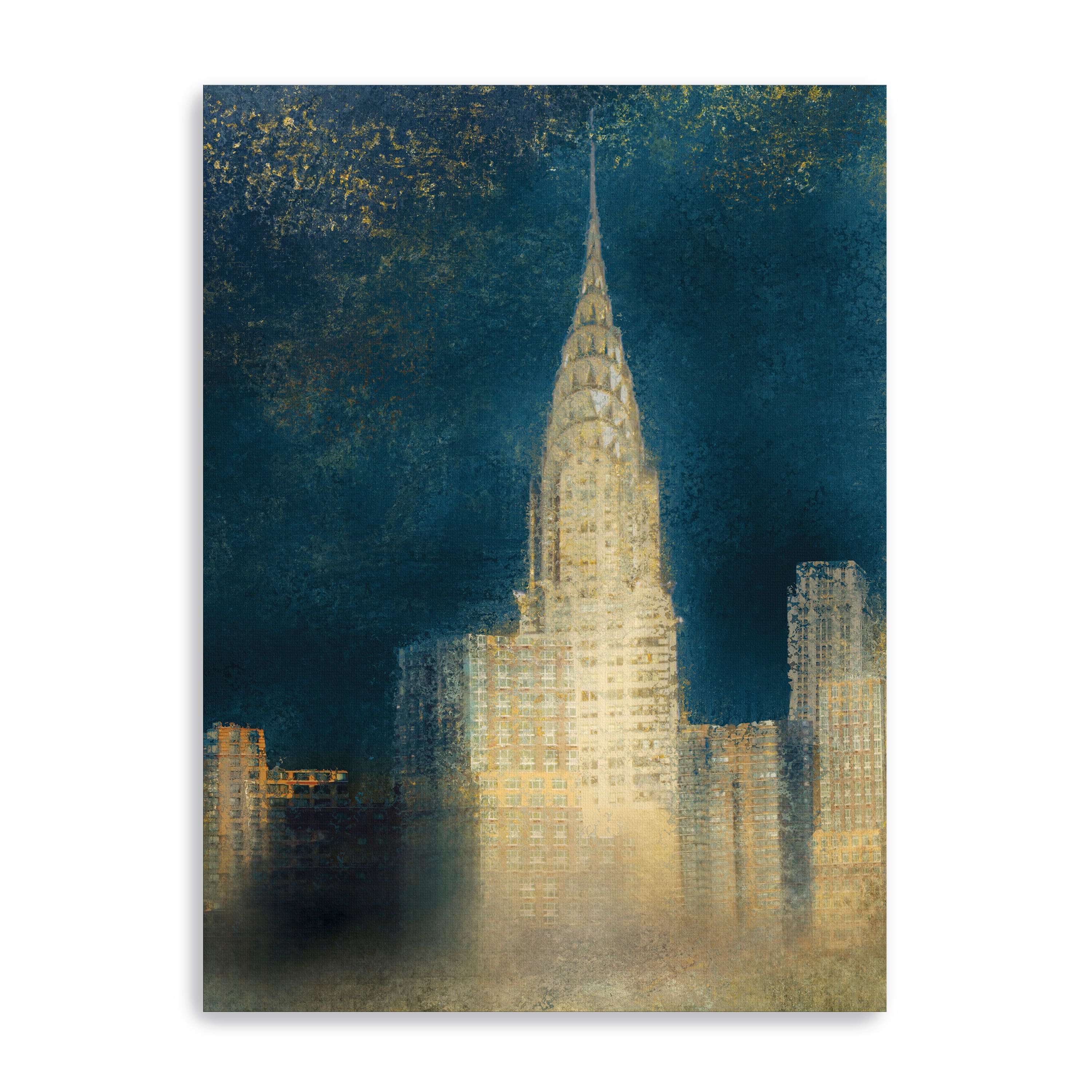 Misty New York Abstract II Canvas Giclee | Michaels
