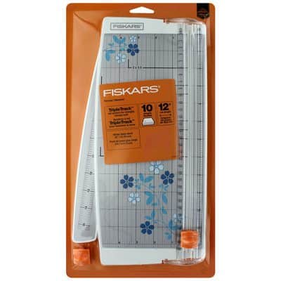 Fiskars® 12" Euro Portable Scrapbooking Paper Trimmer | Michaels
