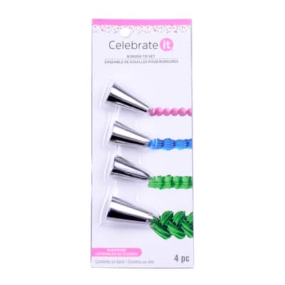 Borders Tip Set by Celebrate It® | Piping Tips | Michaels