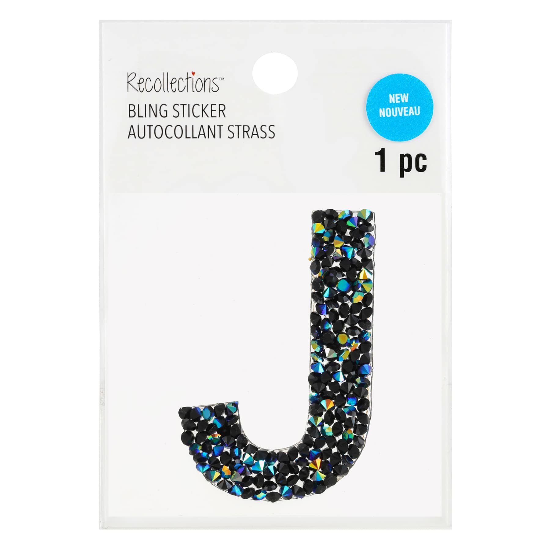 Black AB Letter Bling Sticker by Recollections® | Michaels