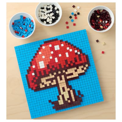 10" x 10" Mushroom Pixelated Brick Art Kit by Make Market® | Michaels