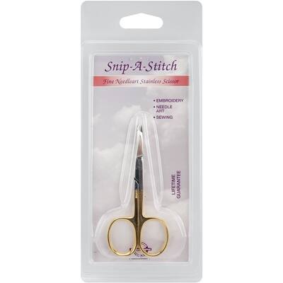 Tool Tron 3.5" Gold-Plated Snip-A-Stitch Scissors | Michaels