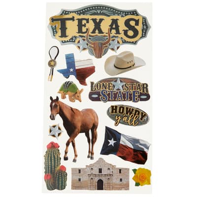 Texas Themed Stickers by Recollections™ | Michaels