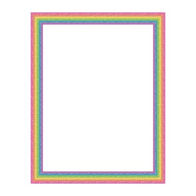 Royal Brites® 22" x 28" Glitter Rainbow Border Poster Board | Michaels