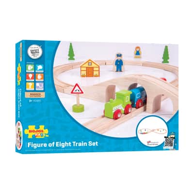 Wooden Figure of Eight Train Set | Michaels