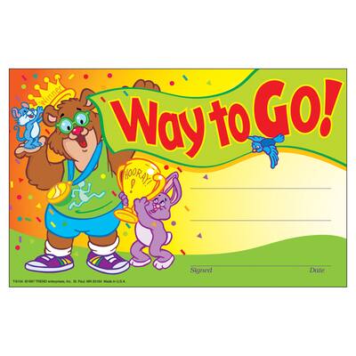 Trend Enterprises® Way to Go! Awards, 12 Packs of 30 | Michaels