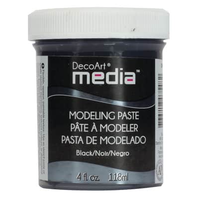 DecoArt® Media™ Black Modeling Paste | Michaels