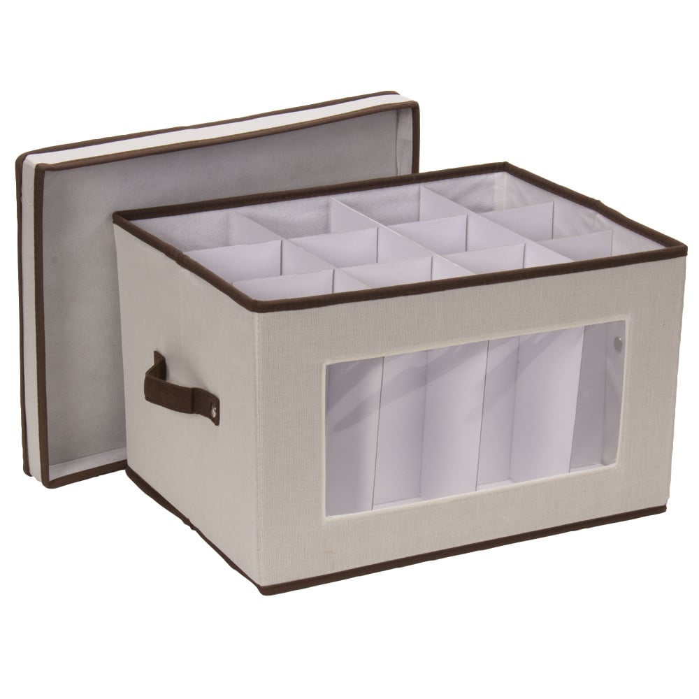 Household Essentials Stemware Storage Box | Michaels