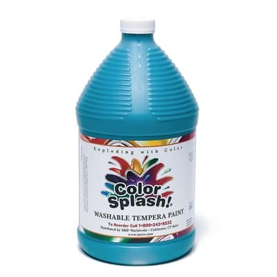 Color Splash!® Liquid Tempera Paint, 128oz., Color: Turquoise | Michaels
