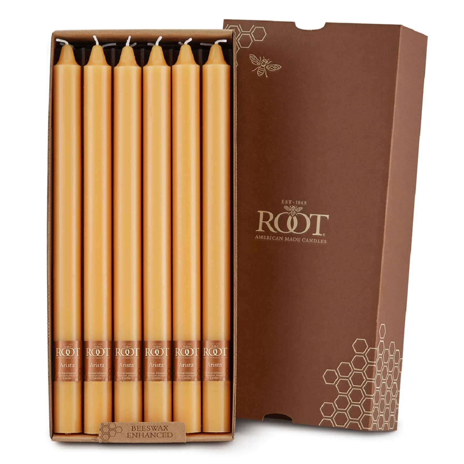 Root Candles Arista™ 12" Smooth Taper Candles, 12ct. | Michaels