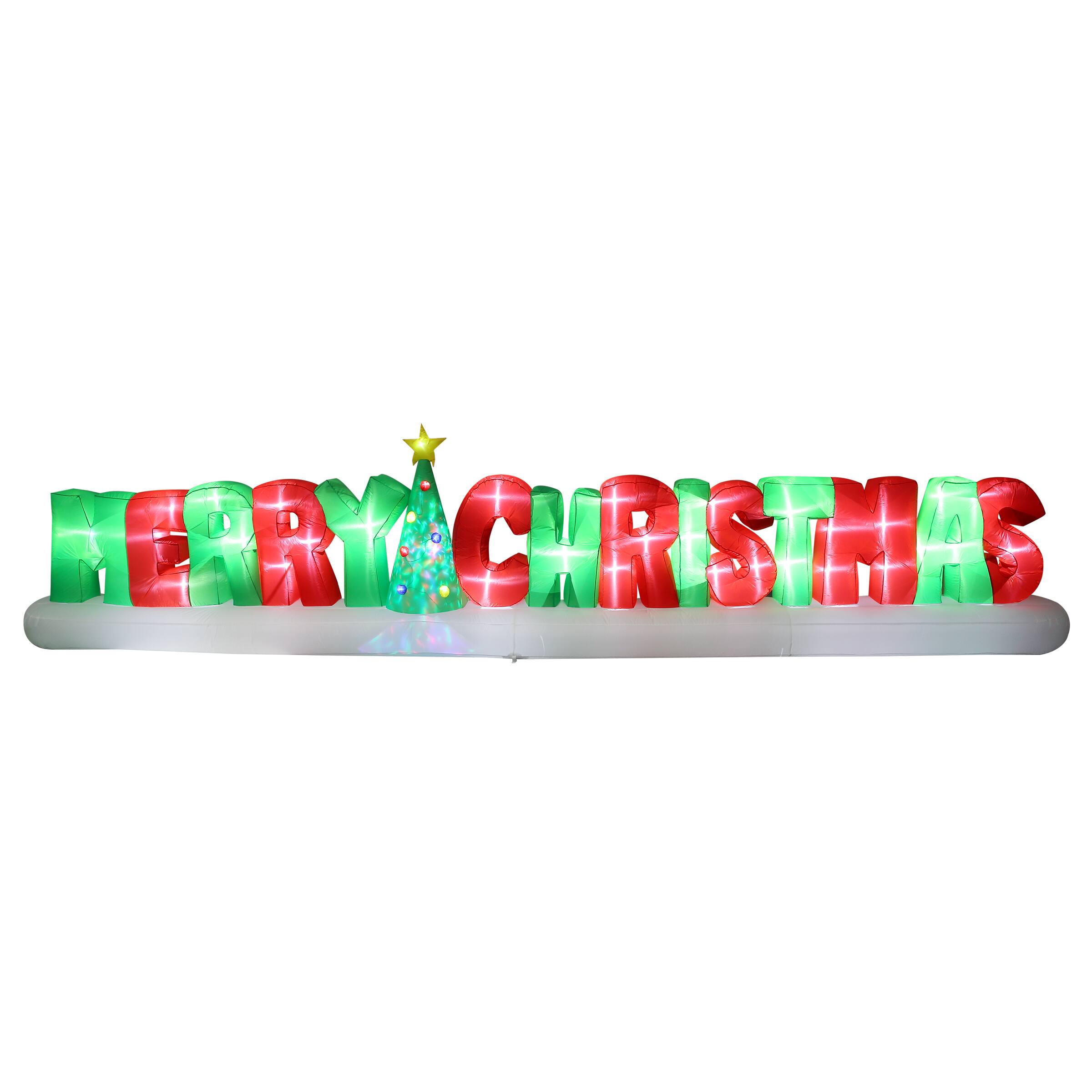 20ft. Inflatable Merry Christmas Sign | Michaels