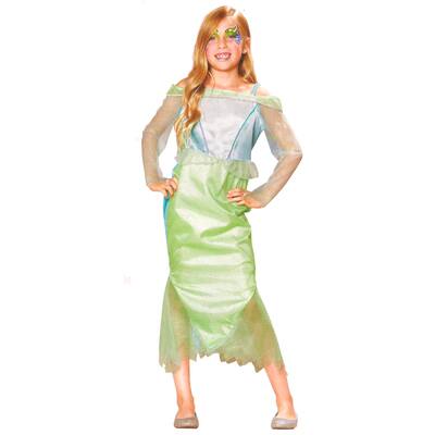 Medium Blue & Green Mermaid Girl's Costume | Michaels