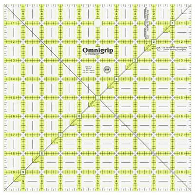 Omnigrip® by Omnigrid® 10" x 10" Non-Slip Square Quilting Ruler | Michaels