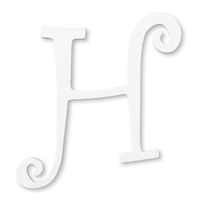 5" White Curlicue Letter by Make Market® | Michaels