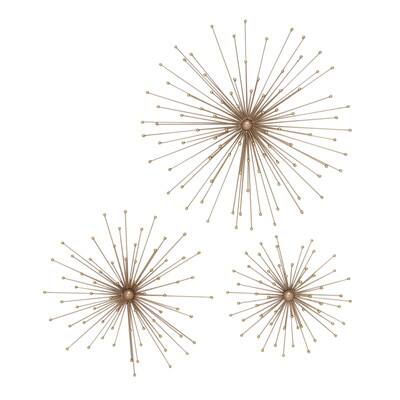 Gold Metal Modern Wall Décor Set | Michaels