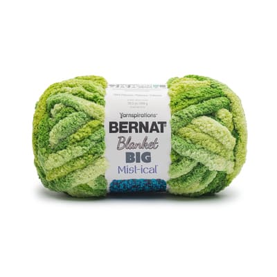 Bernat® Blanket Big Mist-ical™ Yarn, Color: Loden Greens | Michaels