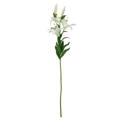 White Easter Lily Floral Spray | Michaels