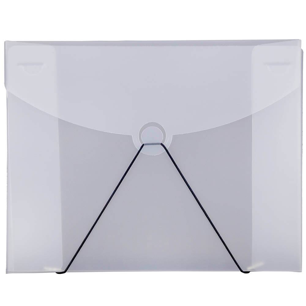 JAM Paper Clear Frosted 6.5" x 9.5" Plastic Portfolio | Portfolios ...