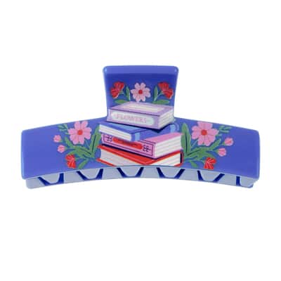 Pince à griffes florale bleue style livresque de Fab Finds | Michaels