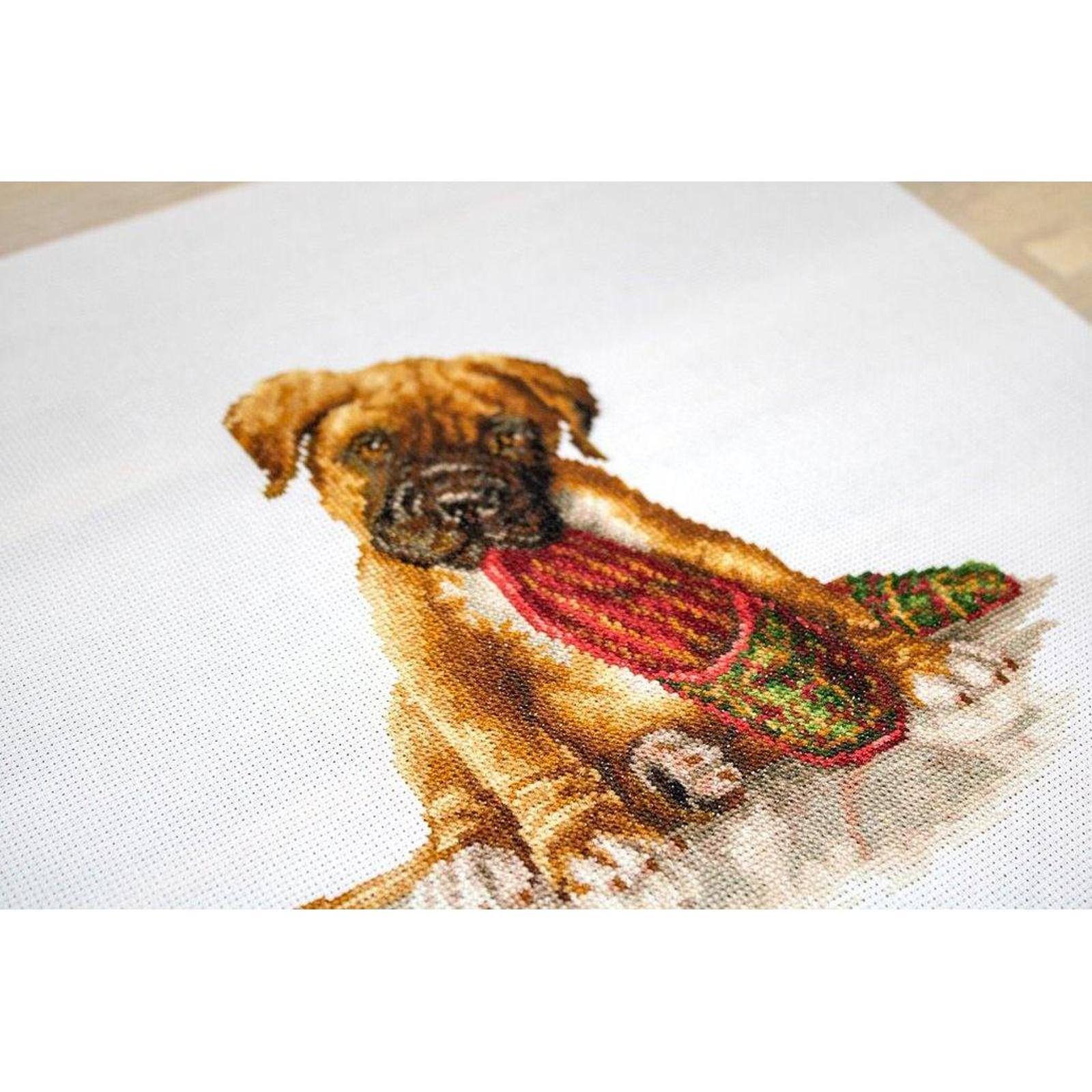 Luca-s The Boxer Counted Cross Stitch Kit | Michaels