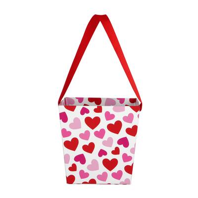 5" Valentine's Hearts Paper Pail by Celebrate It™ | Michaels