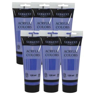 Sargent Art® Acrylic Paint, 120 mL, 6ct., Color: Grey Purple | Michaels