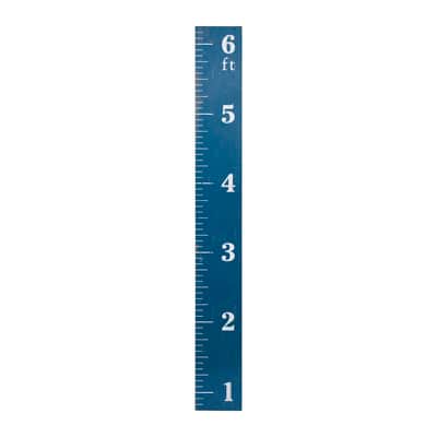 Hello Honey® 66'' Blue Growth Chart Ruler Wall Décor | Michaels