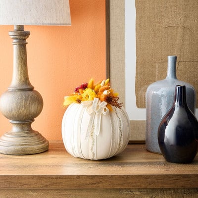 Fall Ribbon Pumpkin | Projects | Michaels