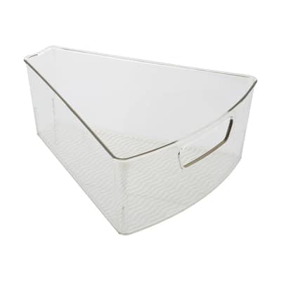 Kitchen Details Clear Triangular Lazy Susan Organizer Bins, 2ct. | Michaels