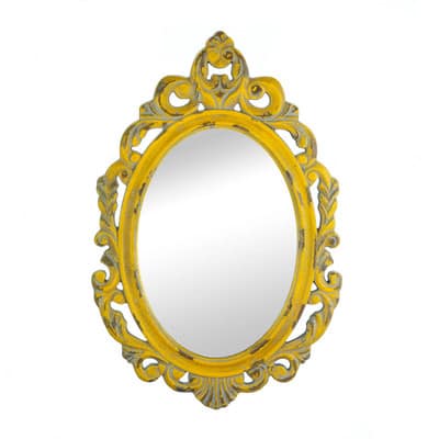 Vintage Hannah Yellow Mirror | Michaels