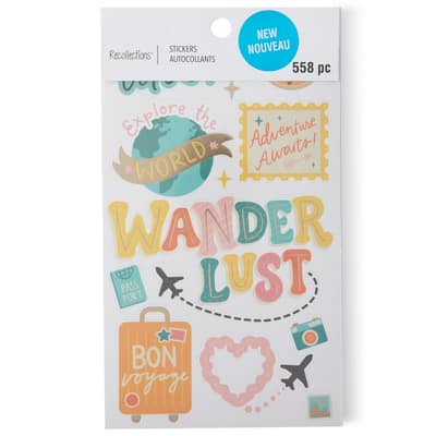 Wanderlust Stickers by Recollections™ | Michaels