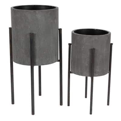 Modern Metal Planter Set | Michaels