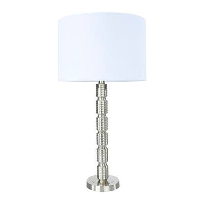 28.7" Faceted Metal Column Table Lamp | Michaels